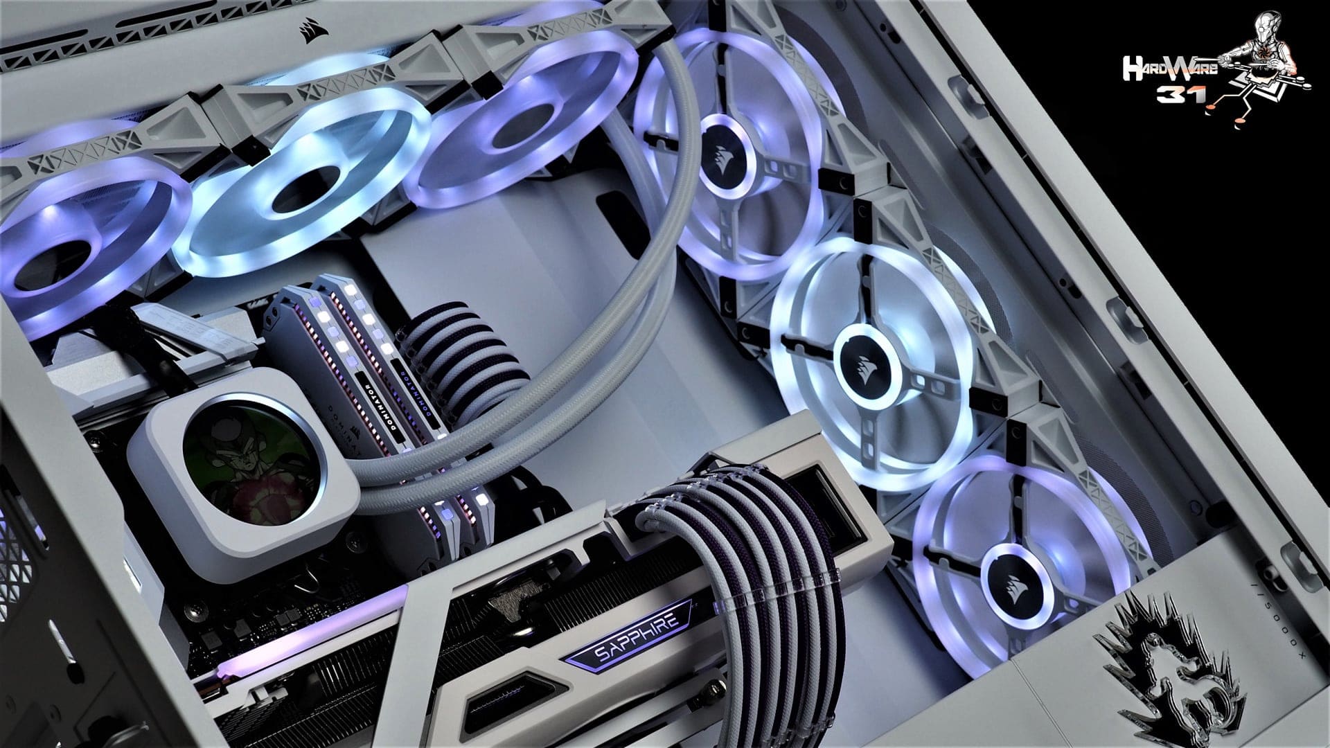 Montage CORSAIR iCUE 5000X RGB QL Edition – Frieza final form theme Montage CORSAIR iCUE 5000X RGB QL Edition – Frieza final form theme