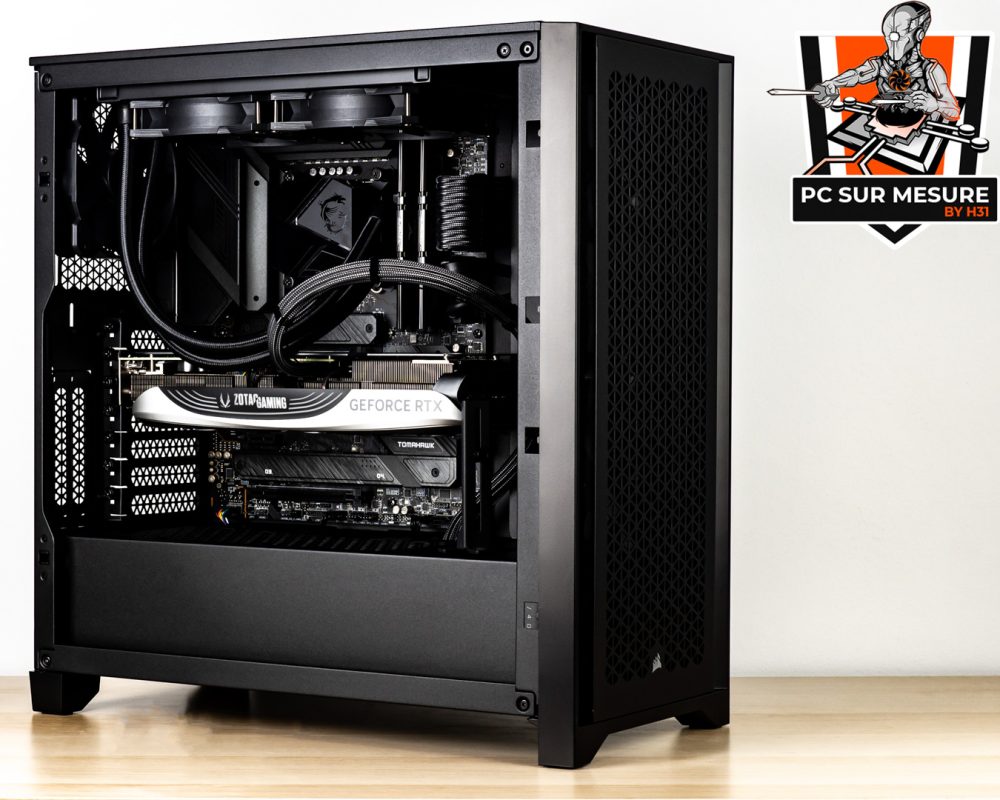 Montage CORSAIR 4000D Airflow – Une version RGB élégante